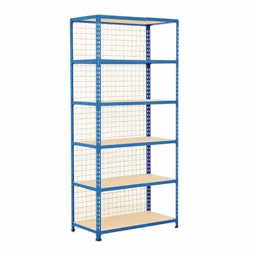 Medium Duty Shelving - Mesh Cladding