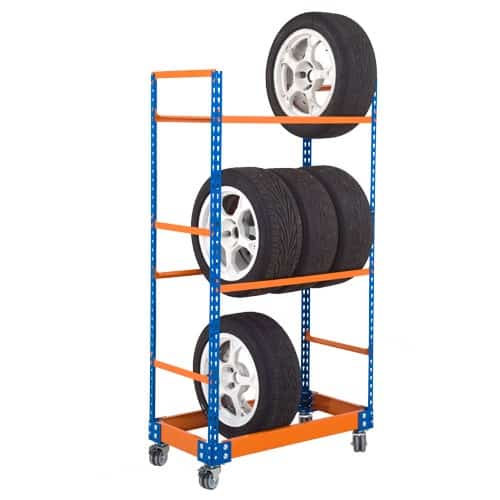 Garage Shelving | Mobile Tyre Rack | Free Delivery
